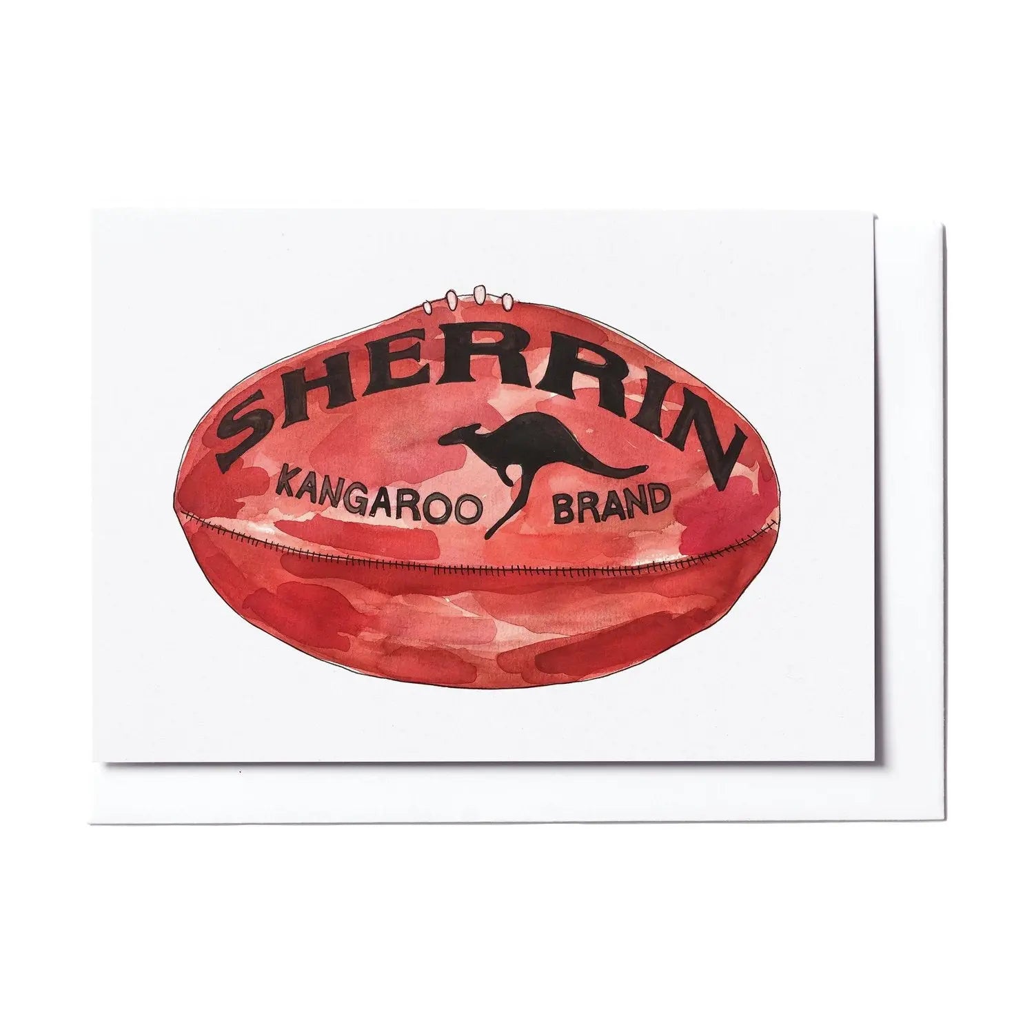Sherrin Footy Card - Willow + Hutch